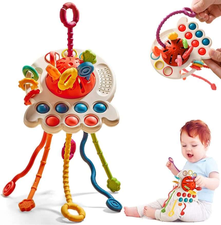 Baby Montessori Pull String Learning Toy - Toys Master