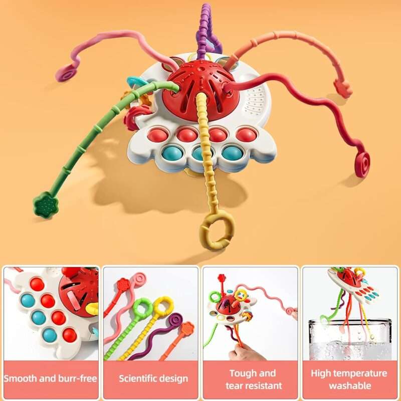Baby Montessori Pull String Learning Toy - Toys Master